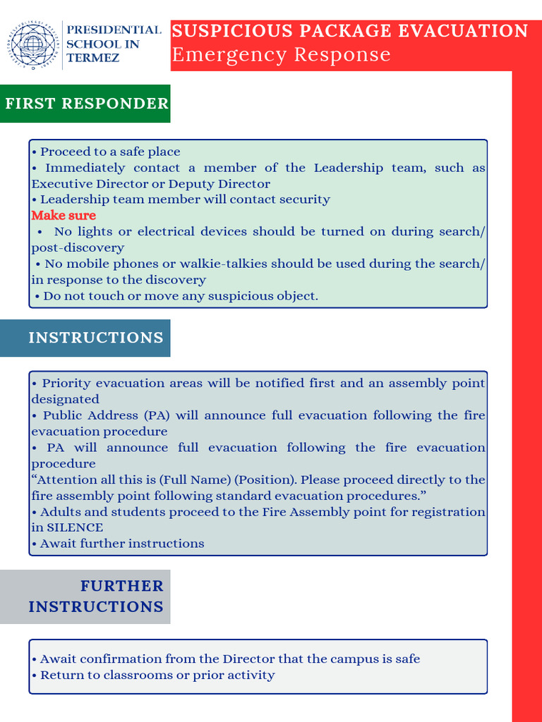 Emergency Evacuation Procedures | PDF | Emergency Evacuation | Safety