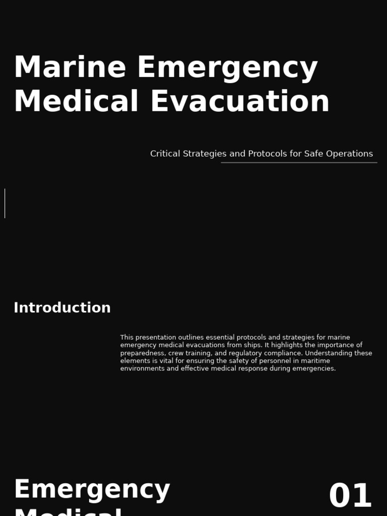 Marine Emergency Medical Evacuation | PDF | Emergency Evacuation ...