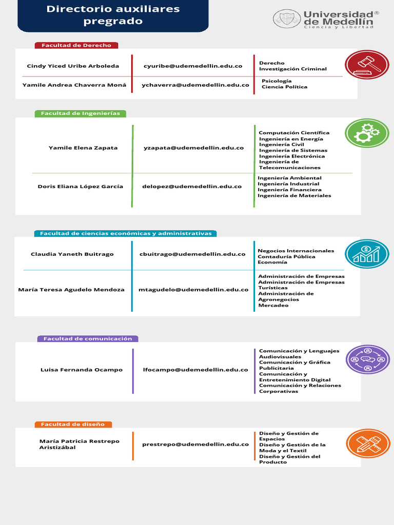 Directorios Secretarias Pre | PDF | Ingeniería | Business