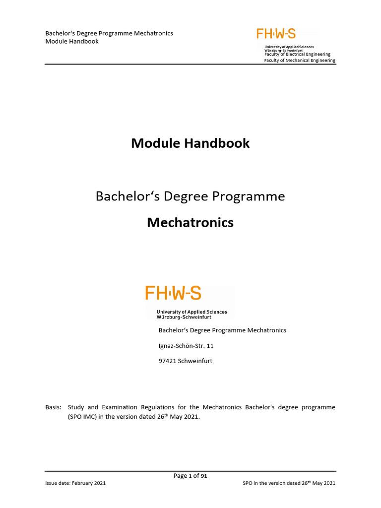 2021 Module Handbook IMC SPO2021 | PDF | Numerical Analysis ...