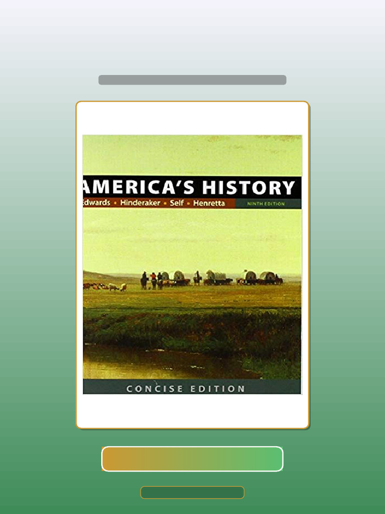Americas History Concise Edition Combined Volume 9th Edition by Rebecca ...