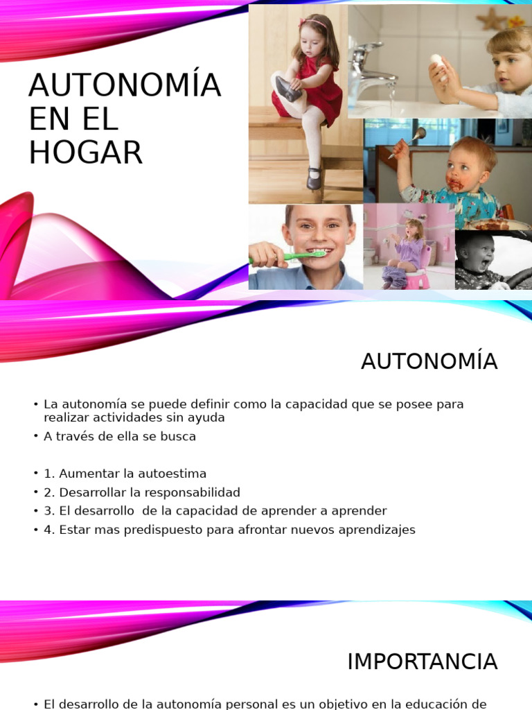 Autonomia en en El Hogar | PDF | Autonomía | Autoestima