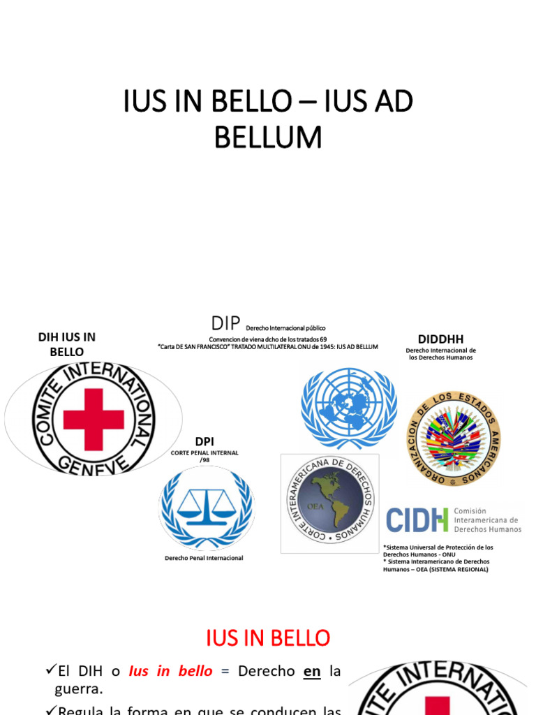 Ius in Bello - Ius Ad Bellum Estudiantes | PDF | Naciones Unidas ...