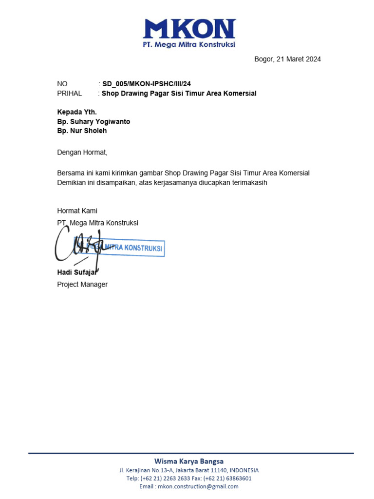 04.sd-Pmr-Bondery Line (Pagar Rencana Perbatasan Villa (19 - 03 - 24) | PDF