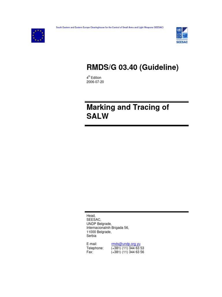 RMDS-G 03.40RMDS 03.40 Marking and Tracing (Edition 4) | PDF ...