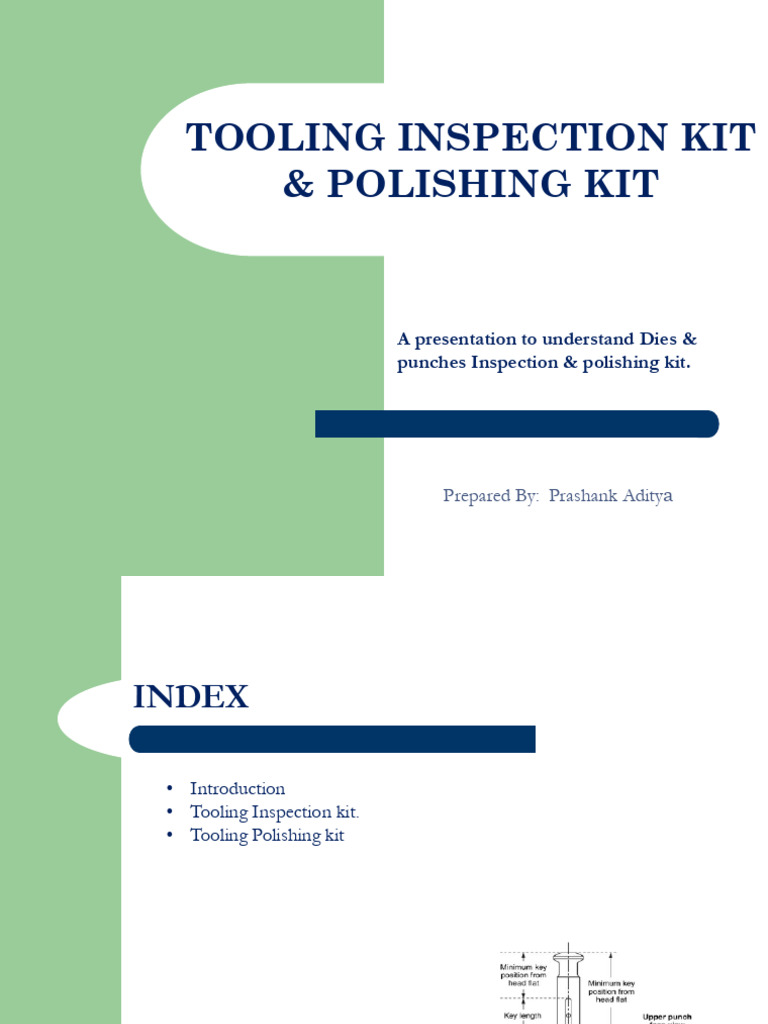 Tooling Inspection and Polishing Guide | PDF | Tablet (Pharmacy)