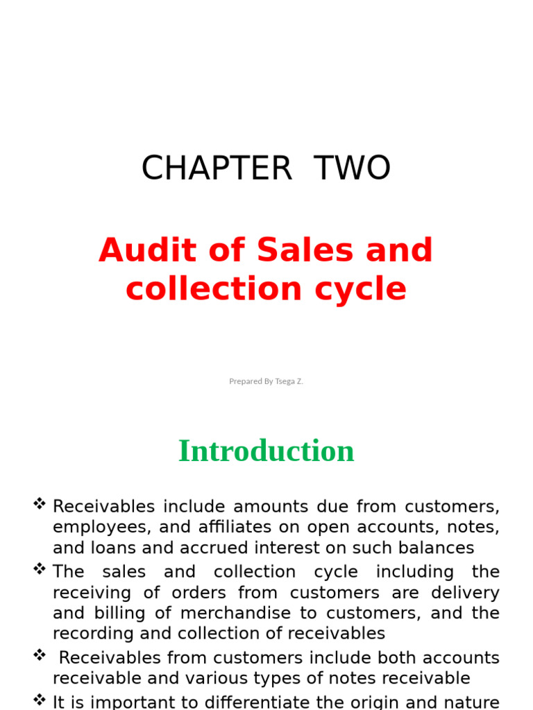 Sales and Collection Cycle Audit Guide | PDF | Audit | Internal Control