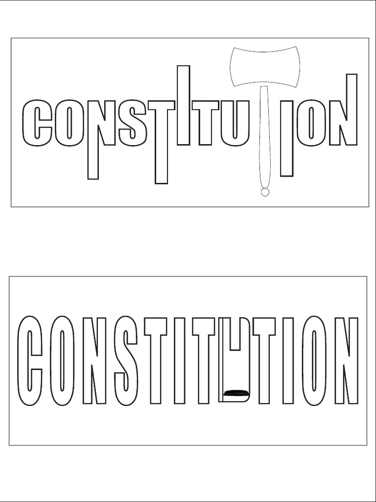 Constit Tion | PDF