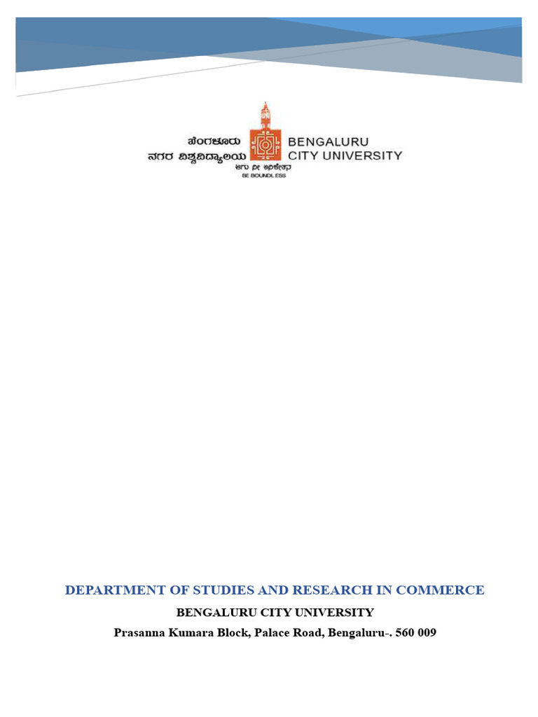 Bcom Regular Sep Syllabus | PDF | Academia | Educational Stages