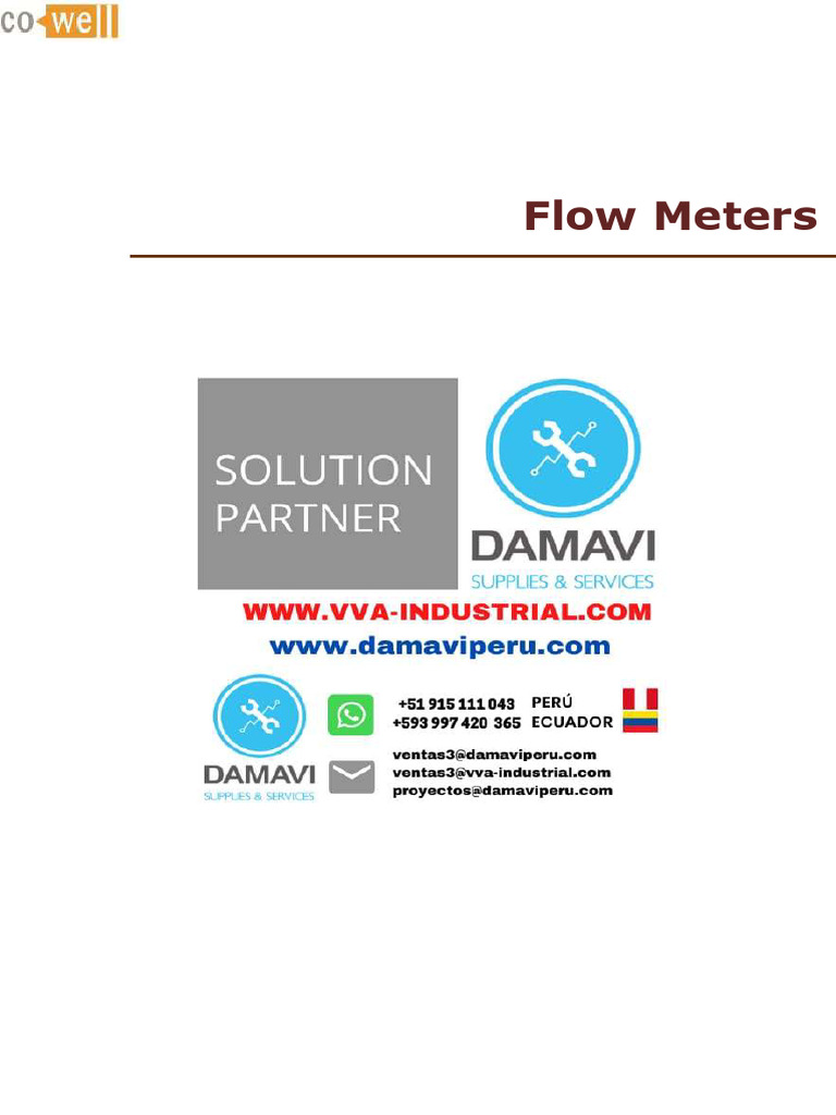 M Series Positive Displacement Flow Meters | PDF | Pump | Valve