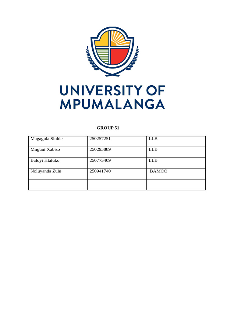 Group 51 Assignment | PDF