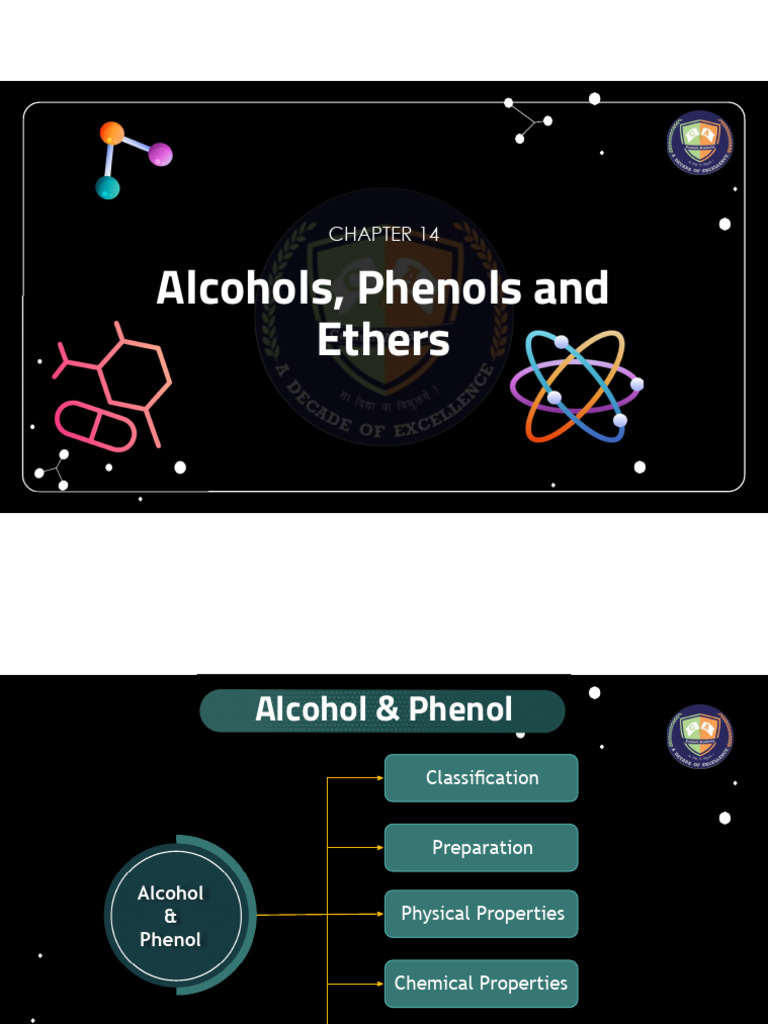 Alcohols, Phenols and Ethers L1 | PDF | Ester | Aldehyde
