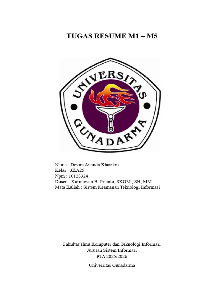 Devira Ananda Khasikin 10123324 3KA25 SKTI Kurniawan B Prianto | PDF