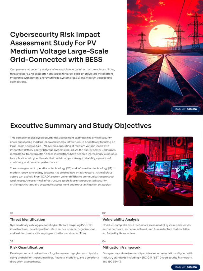 Cybersecurity Risks in PV-BESS Systems | PDF | Computer Security | Security