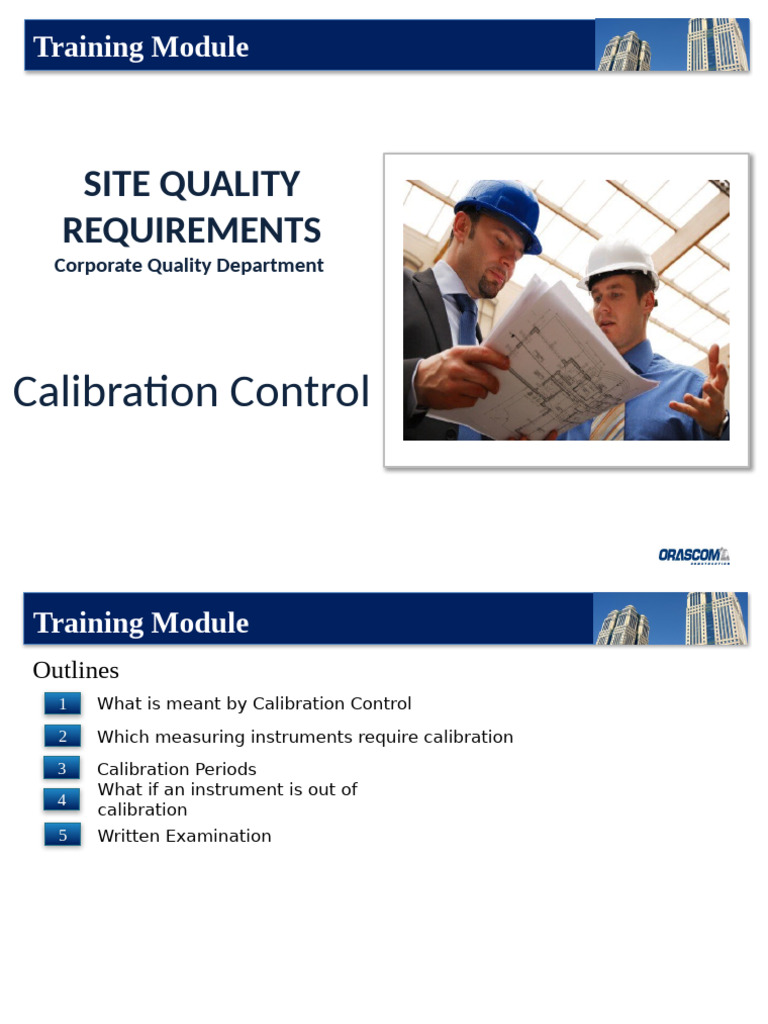 Calibration Control | PDF | Calibration | Accuracy And Precision