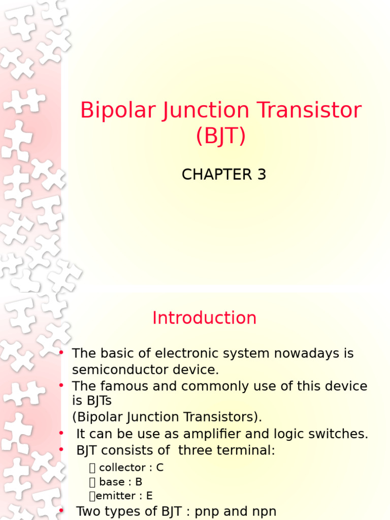 Understanding Bipolar Junction Transistors | PDF | Bipolar Junction ...