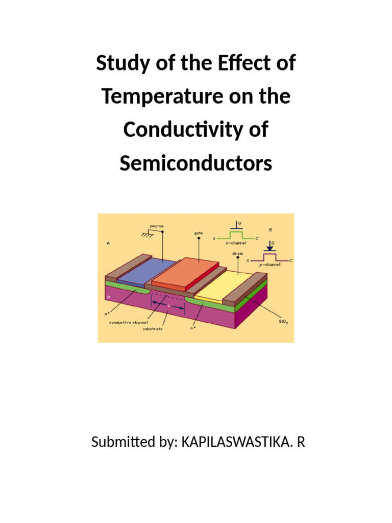 Temperature Effects on Semiconductor Conductivity | PDF | Electrical ...