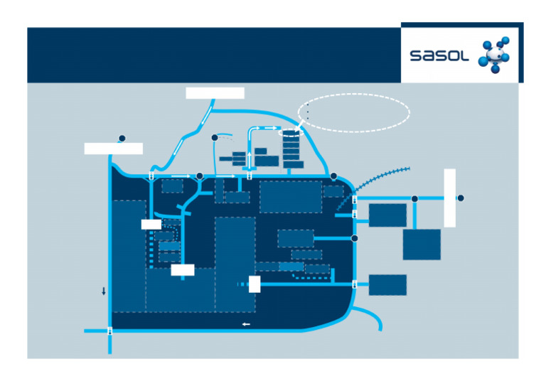 Sasol Secunda Plant Map Overview | PDF | Energy Industry | Alternative Fuel