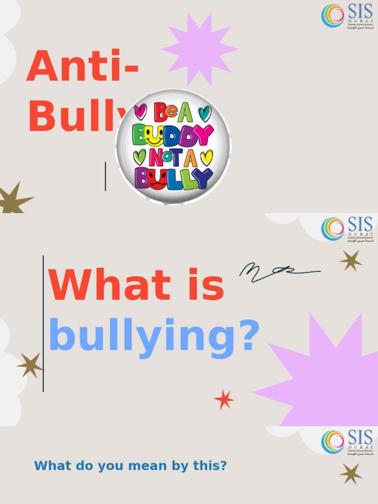 Anti-Bullying Prevention | PDF