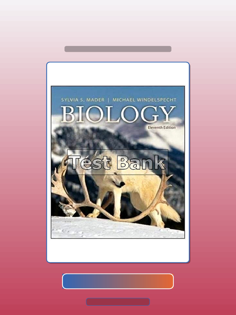 Complete Biology 11th Edition Mader Verified | PDF | Evolution | Cell ...