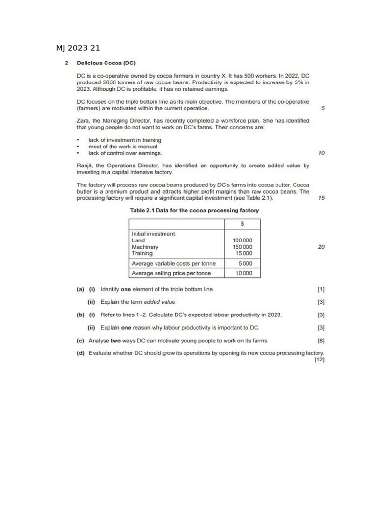 Past Papers 2 | PDF