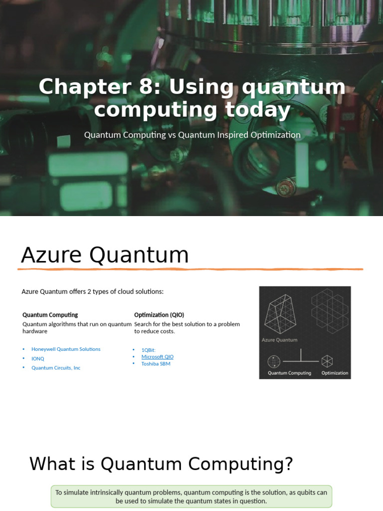 Quantum Computing and Optimization Insights | PDF | Quantum Computing ...