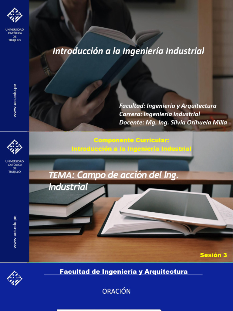 Semana 3 - Introducción Ing. Industrial 2025.2 | PDF | Ingeniería Industrial | Ingeniero