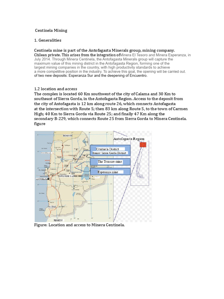 Centinela Mining | PDF | Rock (Geology) | Sedimentary Rock