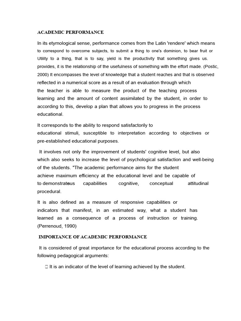 Variable 3 Academic Performance | PDF | Learning | Knowledge