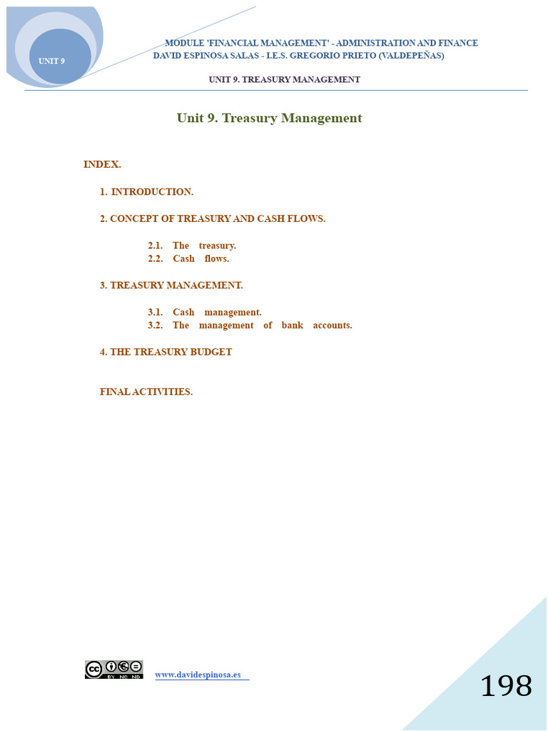 Treasury Management in Financial Administration | PDF | Banks ...