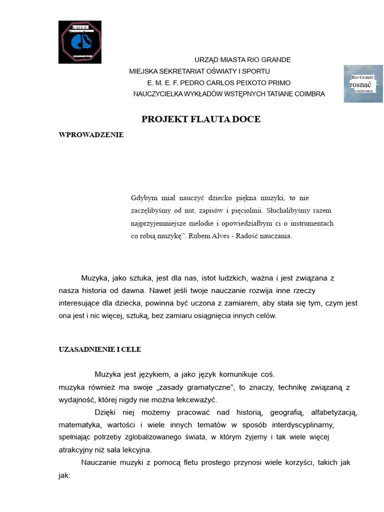 Projekt Flet Prosty | PDF