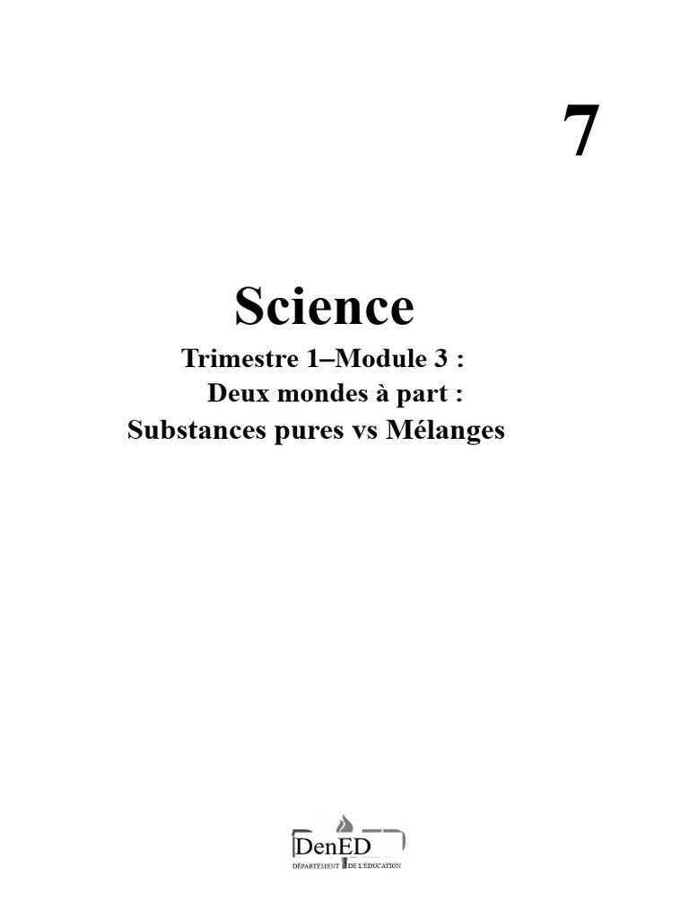 Qu'est-ce qu'une substance pure ? | PDF | Distillation | Fusion (physique)