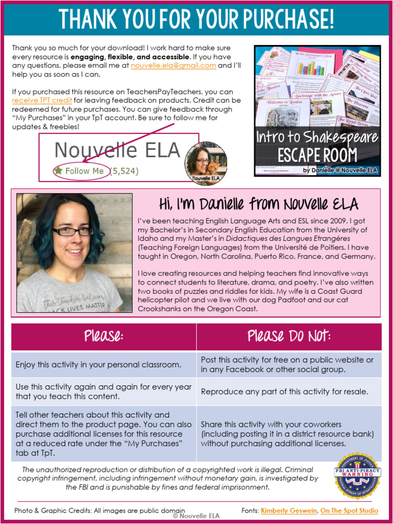 Shakespeare Escape Room Guide & Answers | PDF