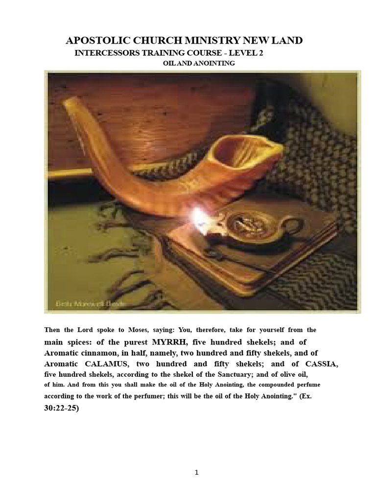 Revised Oil and Anointing Handbook 1 | PDF | Anointing | Books Of Kings
