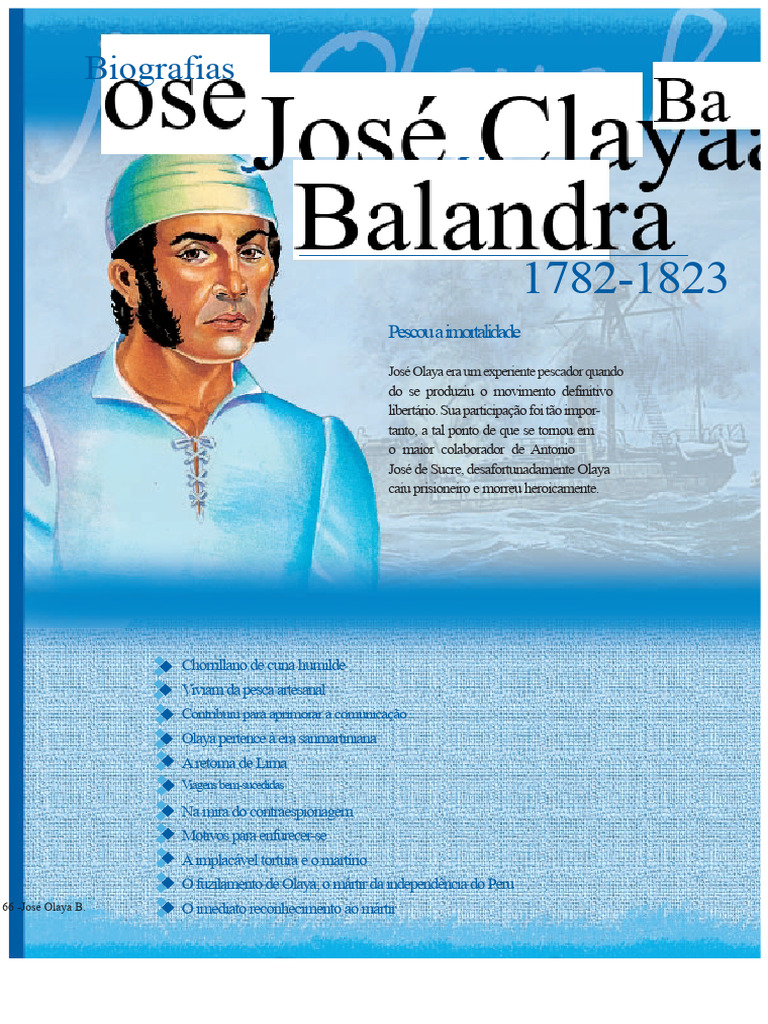José Olaya: O Mártir da Independência | PDF | Lima | Peru
