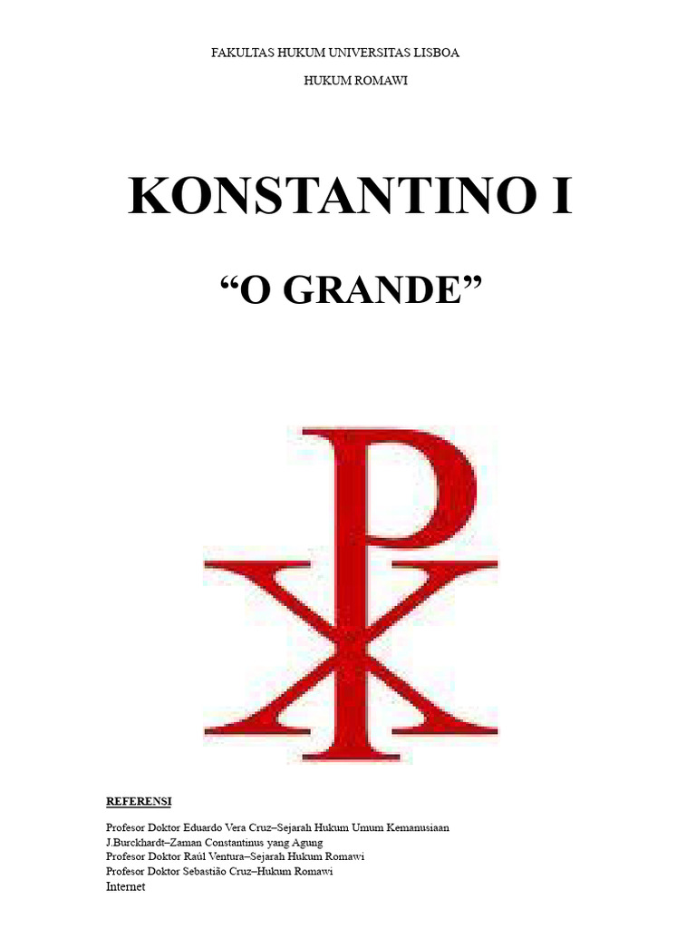 Konstantinus Yang Agung | PDF