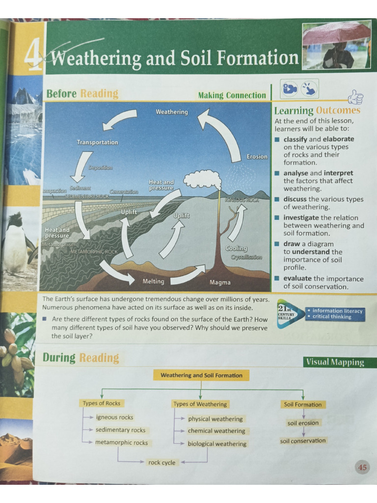 Geography - Weathering and Soil Formation | PDF