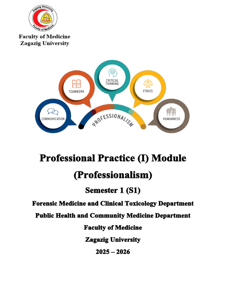 Medical Professionalism Course Overview | PDF | Learning | Professional ...