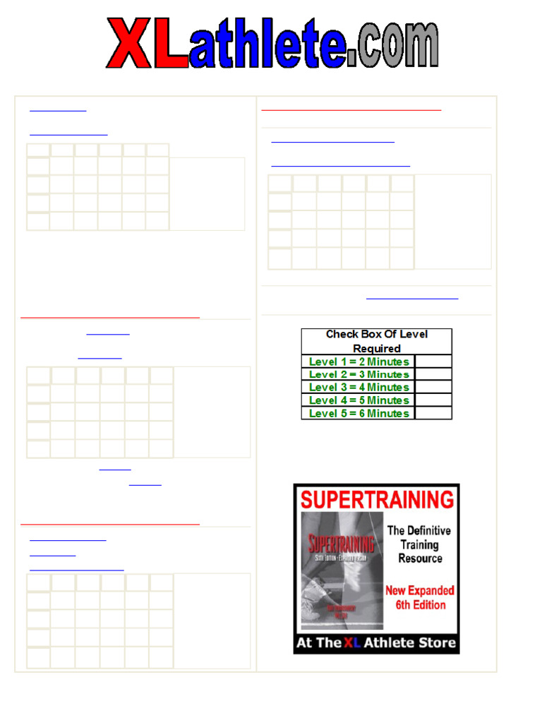 Adaptability Training Workout Guide | PDF | Determinants Of Health ...