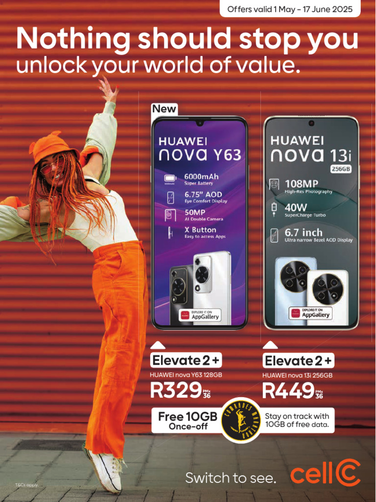 CellC Deal Cycle May June | PDF | Smartphone | Android (Operating System)