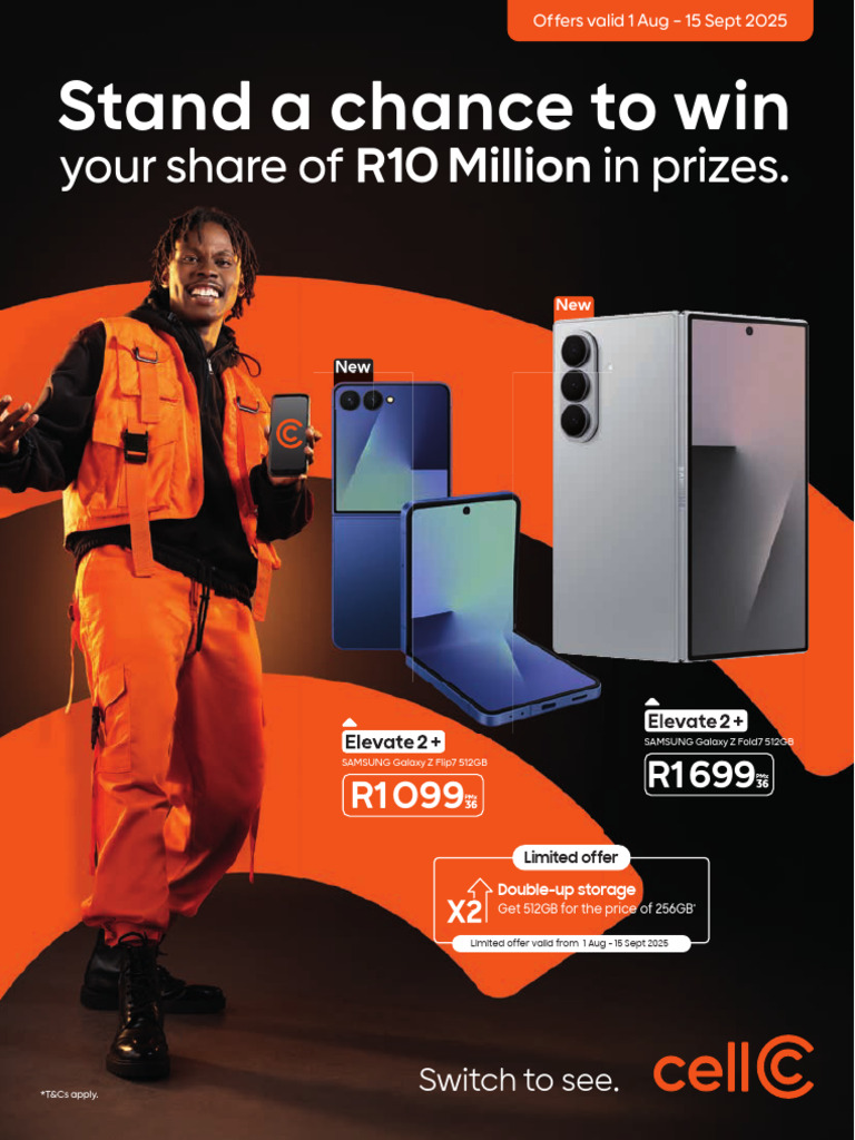 Cellc Deal Cycle Aug Sept Booklet | PDF | I Phone | Smartphone