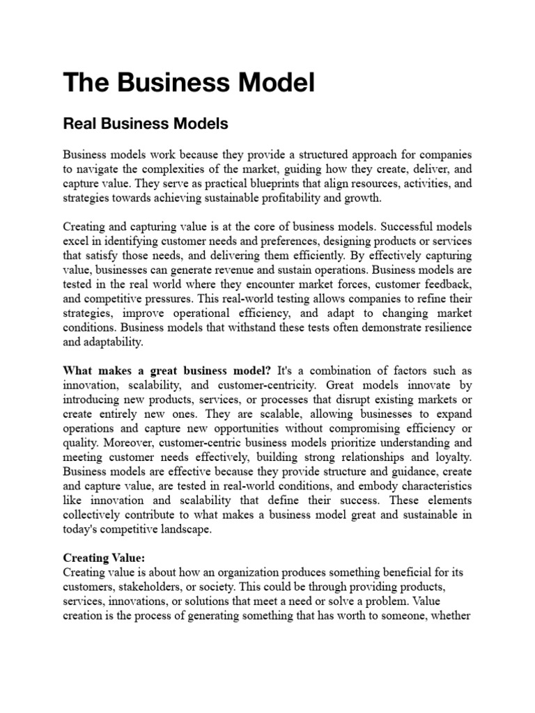 The Business Model Book by Adam J. Bock and Gerard George (Summary ...