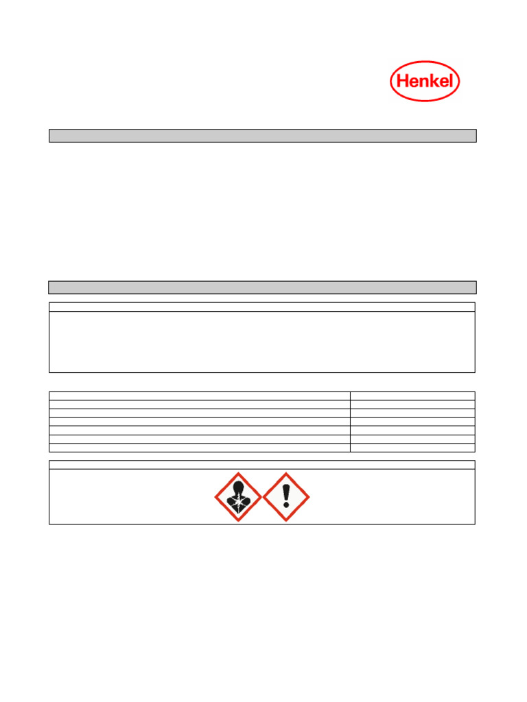 LOCTITE STYCAST 3050 Safety Data Sheet | PDF | Dangerous Goods ...