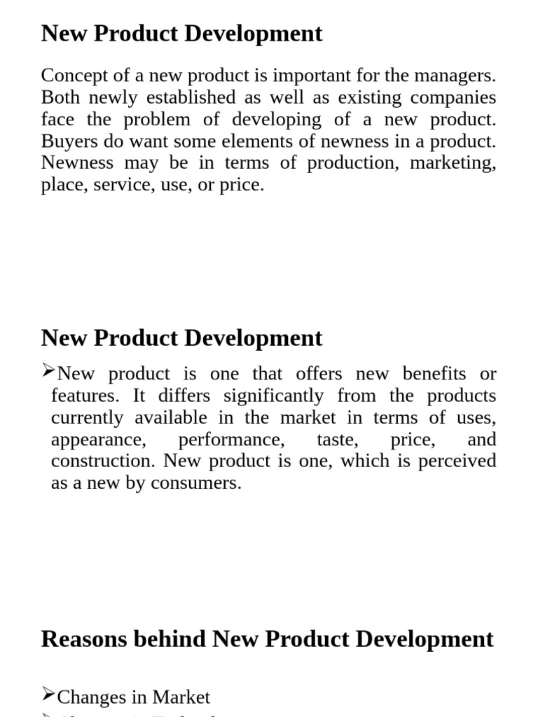 New Product Development Process | PDF | New Product Development ...