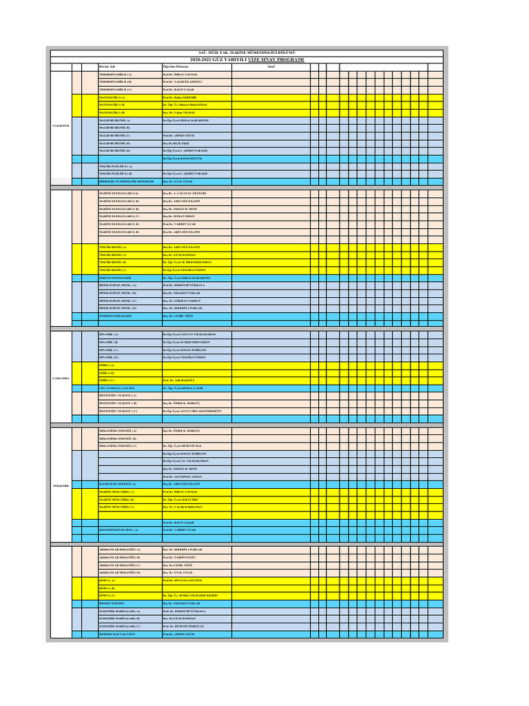 2020-2021 Guz Vize Programi Gozetmensiz Hdal v51 | PDF