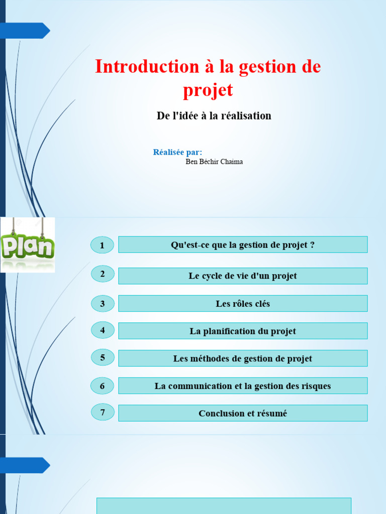 Introduction à la gestion de projet | PDF | Gestion de projet ...