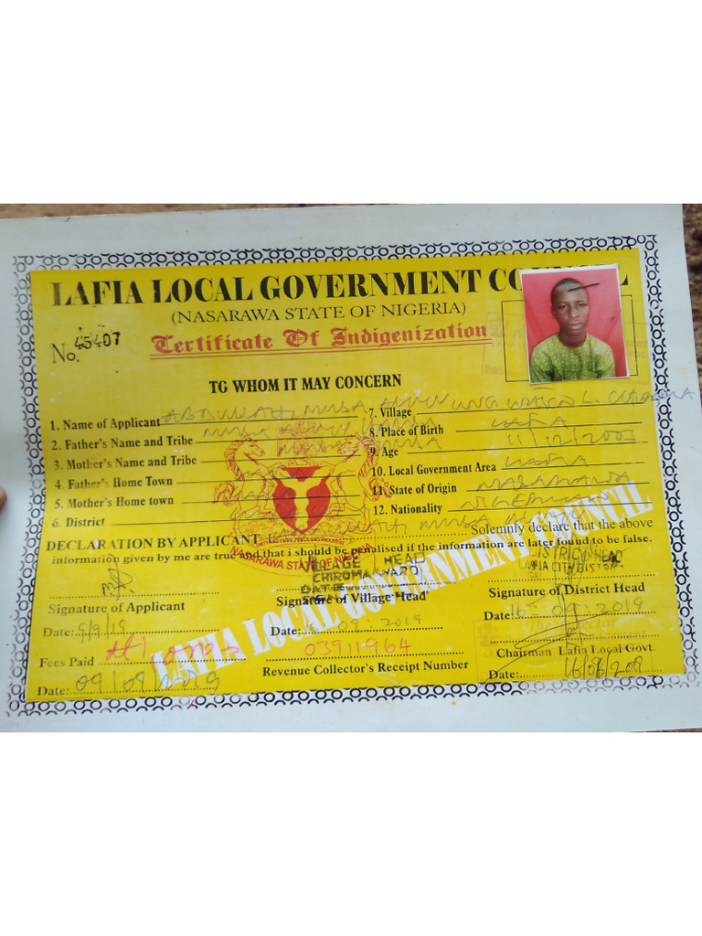 Indigen Form | PDF