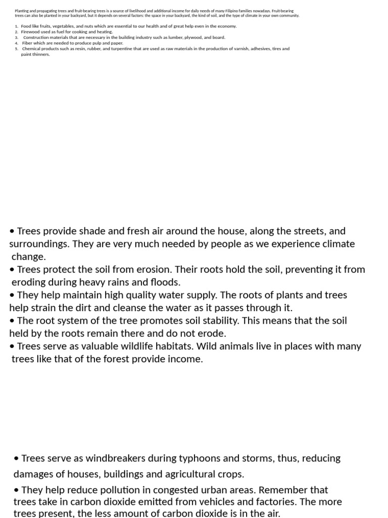 q2 Module 1 PPT Agriculture | PDF | Trees | Soil