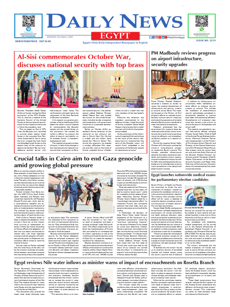 Egypt's October War Commemoration News | PDF | Egypt | Startup Company