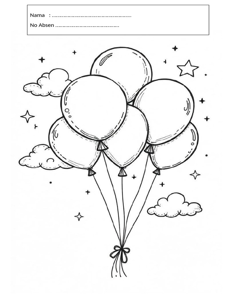 Mewarnai Balon | PDF